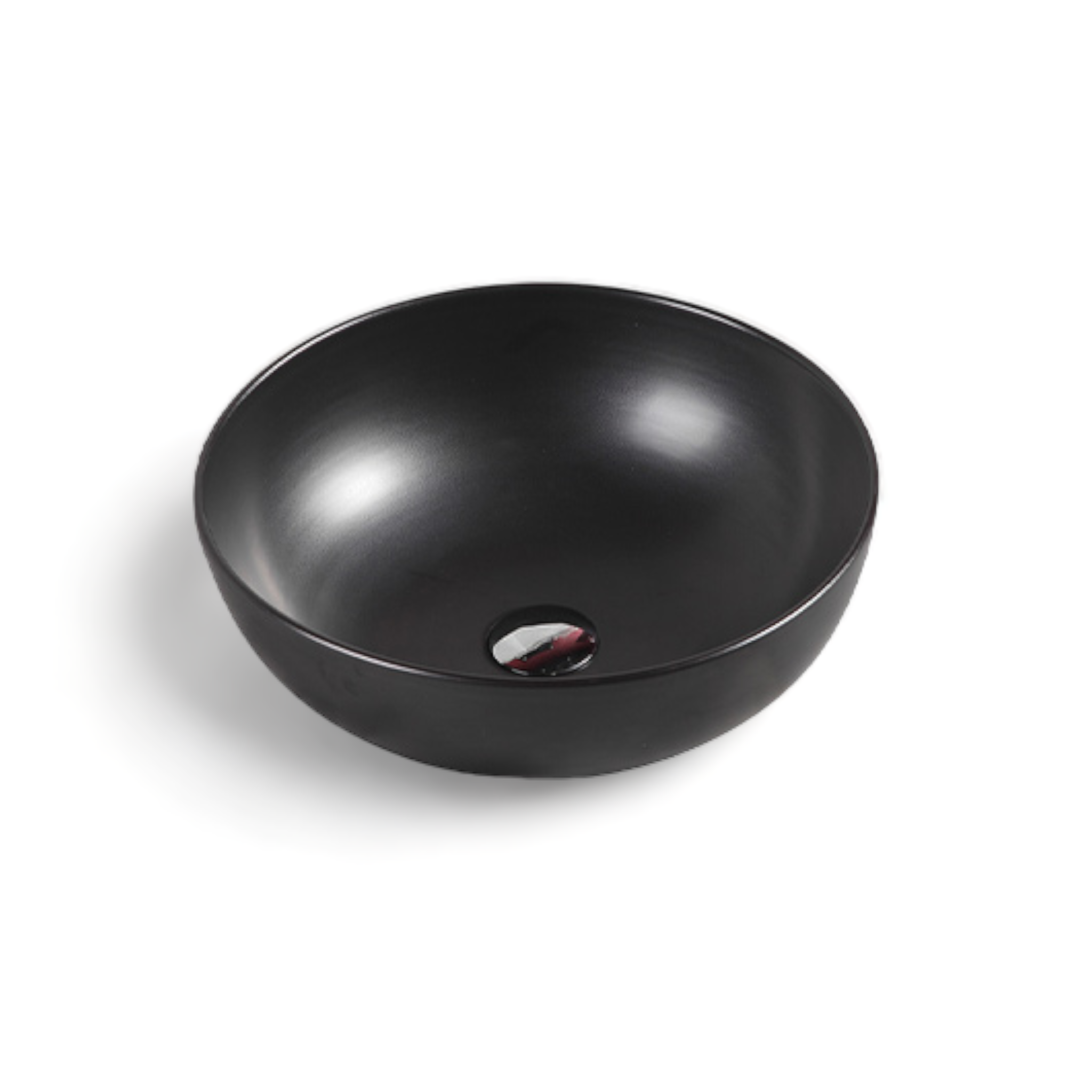 ASTI 350mm Top Mount Basin - Matte Black – BCP Interiors