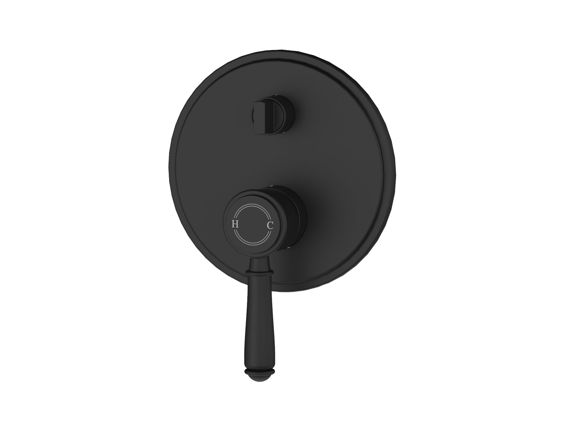 Clasico Wall Diverter Mixer Trim Kits - Matte Black – BCP Interiors