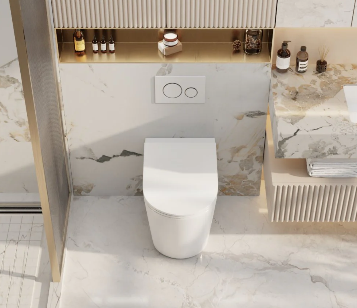 Berlin Wall-Faced Floor Pan - Matte White – BCP Interiors