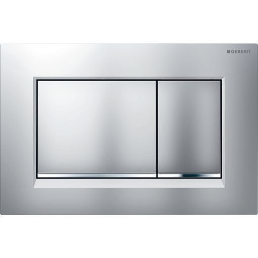 Geberit Sigma30 Square Plate – Chrome Plate with Chrome Trim – BCP ...