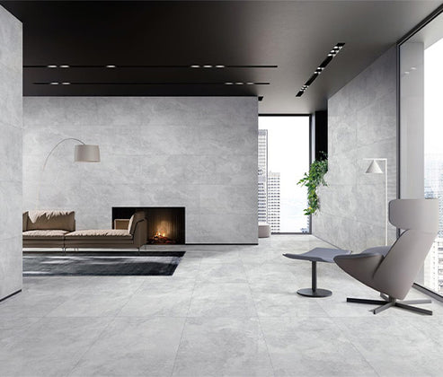 Riverstone Silver Porcelain Tile – BCP Interiors