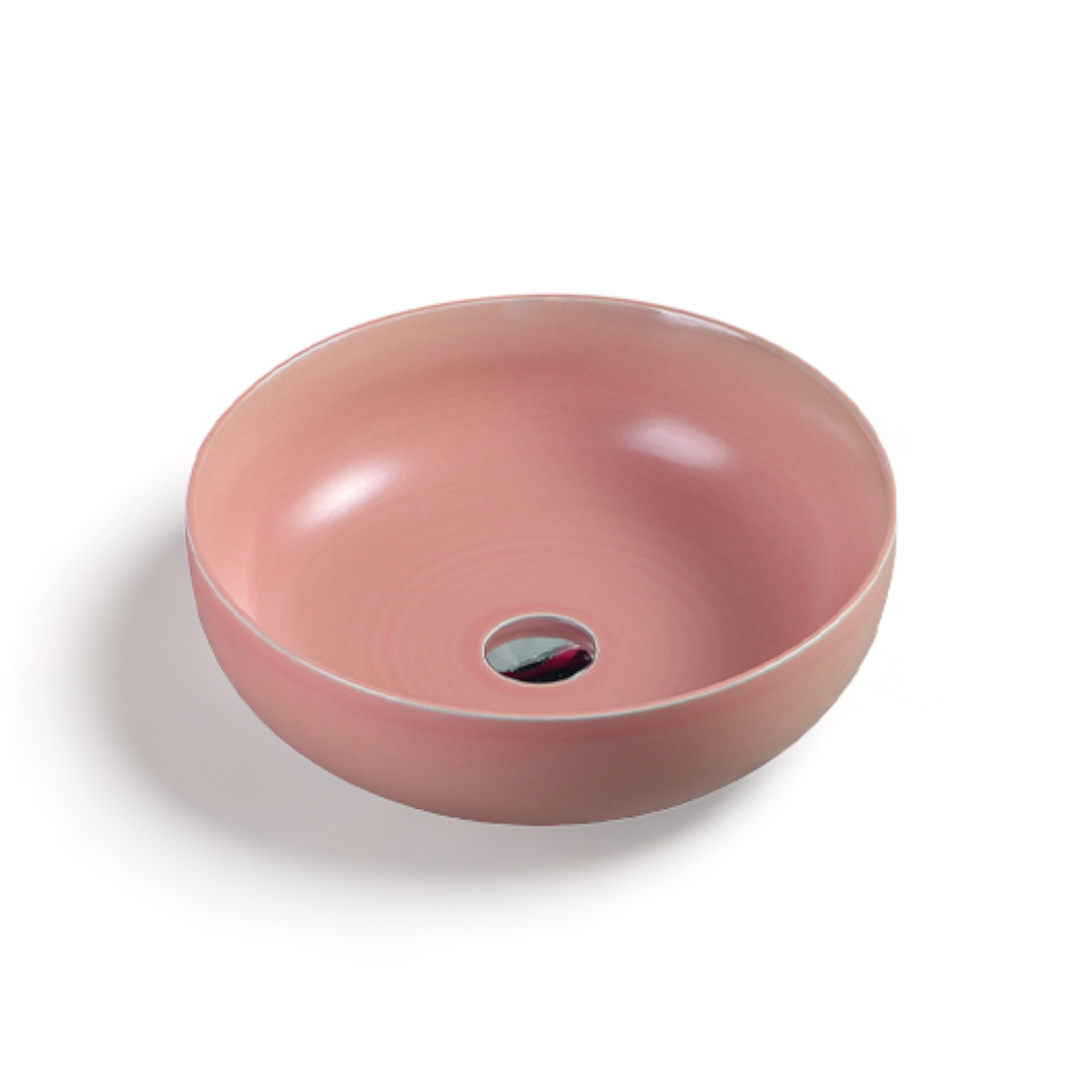 ASTI 350mm Top Mount Basin - Matte Pink – BCP Interiors