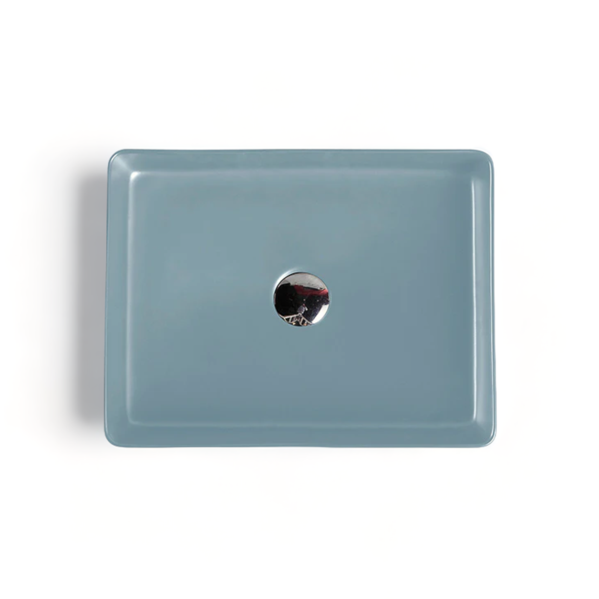 Etna Rectangle Top Mount Basin - Tango Grey – BCP Interiors