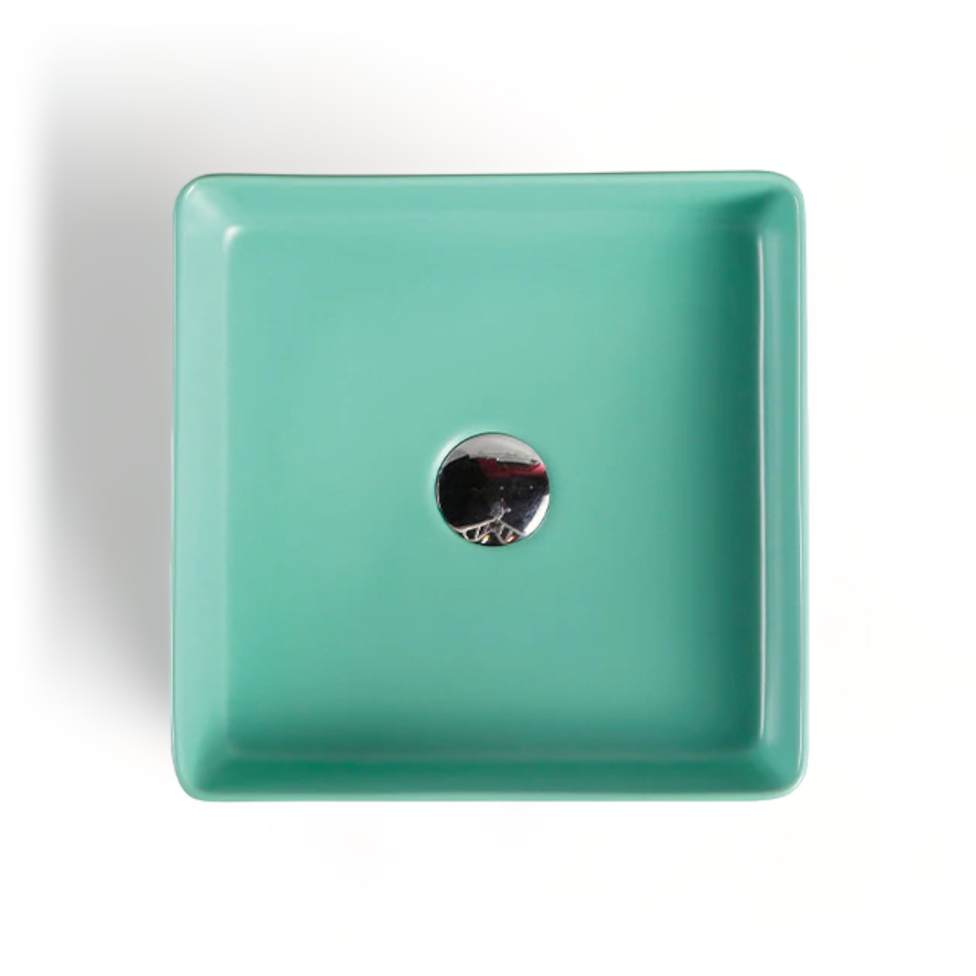 Etna Square Top Mount Basin - Antique Green – BCP Interiors