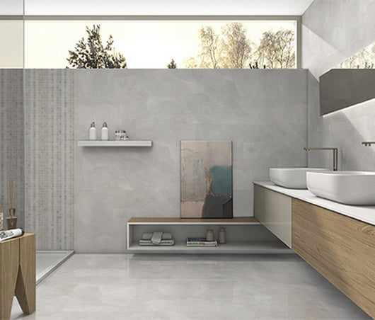 Euromarmo Glazed Porcelain Tile - Ice Grey – BCP Interiors