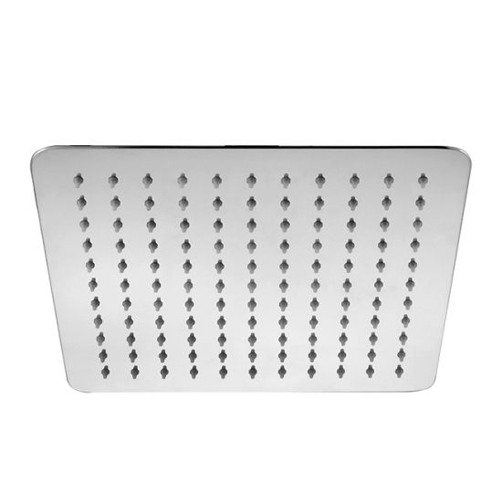 Super-slim Square Rainfall Shower Head 250mm - Brushed Nickel – BCP ...