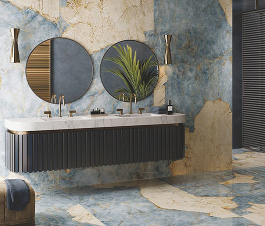 MEGASLIM™ T6 Slab Italian Porcelain Tile - Magma Avio – BCP Interiors